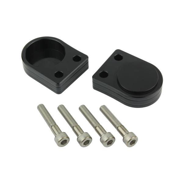 POSH GPZ900R（A7〜A16）ポジションアップスペーサーノーマルセパレートハンドルのポジションを17mmアップ。またハンドルのズレを防ぐハンドルボス機構付。ホース/ケーブル類交換不要メーカー品番　033060-06：（BLACK）...