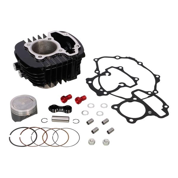 KITACO grom LIGHTボアアップKIT 145cc (BK)(JC92-1000001〜1099999)ノーマルシリンダーヘッドをそのまま使用できるボアアップKITです。排気量アップによるパワー、トルクアップを実現。特にトルクは...