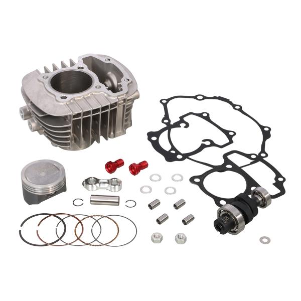 KITACO grom LIGHTボアアップKIT 145cc (SL/カム付)(JC92-1000001〜1099999) ノーマルシリンダーヘッドをそのまま使用できるボアアップKITです。排気量アップによるパワー、トルクアップを実現。特...