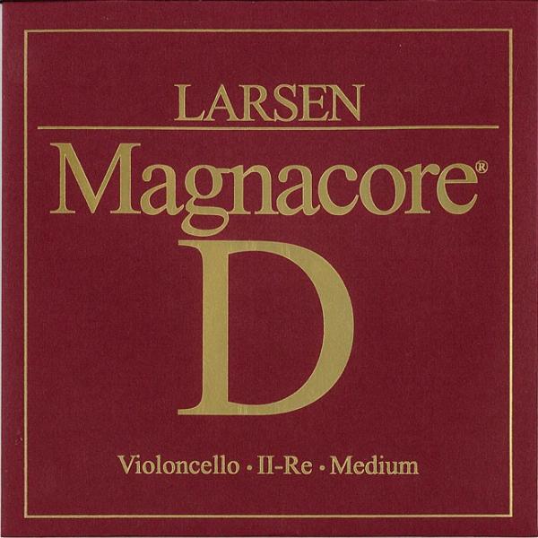 ラーセンマグナコアチェロ弦となります。取り寄せ商品となるため、ご注文後入荷予定日をご連絡致します。テンションはミディアムのみとなります。スチール／クロムスチール巻