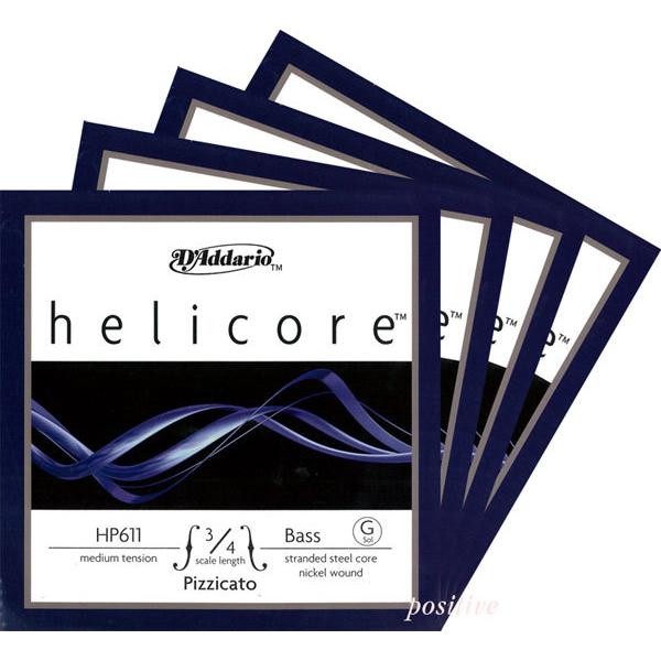 アメリカ／ダダリオ社製文字通りピチカート用途向けの弦でアタックの明瞭さと長いサスティーンが得られますヤマハのサイレントベースSLB200にも使用されています。スチール／ニッケル巻