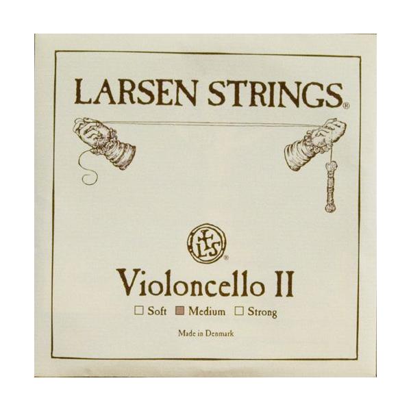 デンマーク製。チェリストの間で人気の高い弦。スチール／クロムスチール巻。