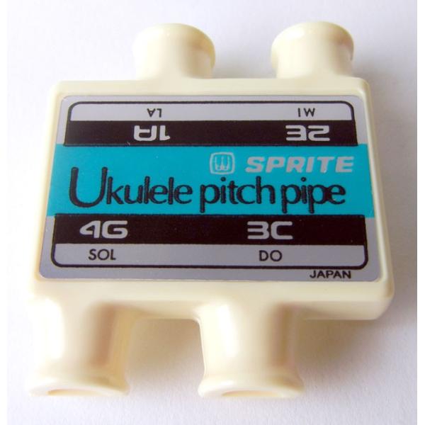 ウクレレのチューニングに使用する調子笛(ピッチパイプ)です。ウクレレの弦に対応した4連笛になっています。清潔な抗菌樹脂製です。1弦=A　2弦=E　3弦=C　4弦=G