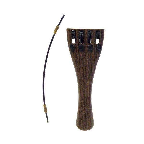 ウィットナー社製のバイオリンテールピースです。強化プラスチック製で、表面はローズウッドカラーとなっております。・38cm-39.5cm(15"-15 1/2") ・39.5cm-41.5cm(15 1/2"-16 1/3")  上記二種類よ...