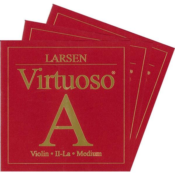 既存の弦はハイテンションになる程にボリュームも大きくなります。 これに反する、Larsen社の【響きと音量は妥協せず、繊細でクリアな音】という理想の元にVirtuosoは生まれました。Virtuosoは適度なテンションとボリュームの豊かさを...