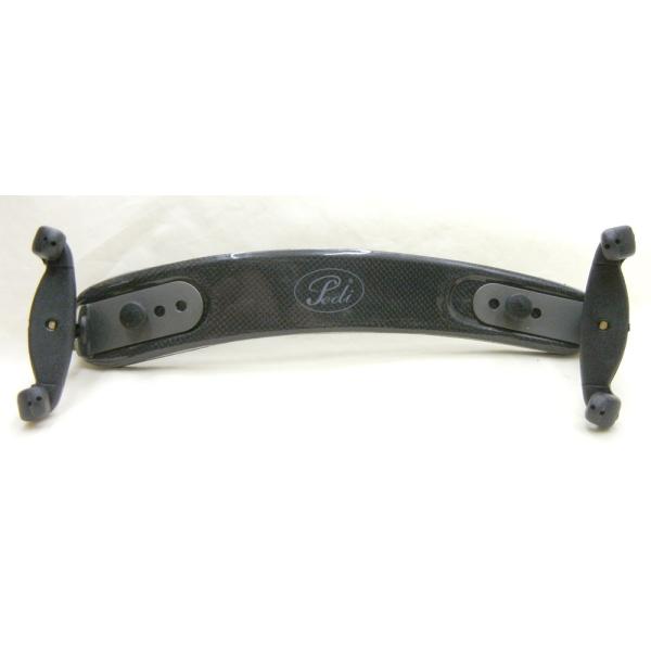 カーボンとチタン合金を組み合わせた新しい肩当てです。人間工学的設計で快適なフィット感を実現しました。脚は楽器との接触部分を最小限にデザインしました。音の伝達性も良く、バイオリンの振動を効率よく伝えます。4/4サイズのみの取り扱いです。台湾製