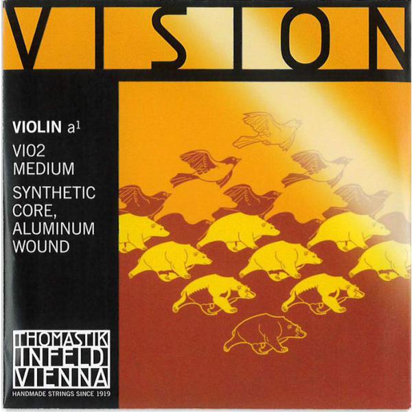 オーストリア/トマスティーク社製ドミナントの後継種として開発された弦となります。柔らかく芯のあるしっかりとした色が特徴のバイオリン弦です。ご希望のサイズをご選択下さい。シンセティックコア/アルミ巻