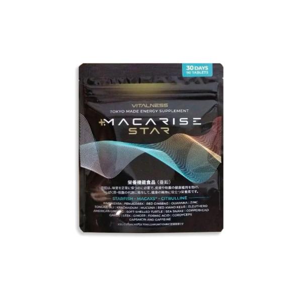 この度、【マカライズプラス】が商品リニューアルを致しました。より効果を実感いただけるようヒトデ等の追加成分を配合した新しい【マカライズスター】をお召し上がりください。