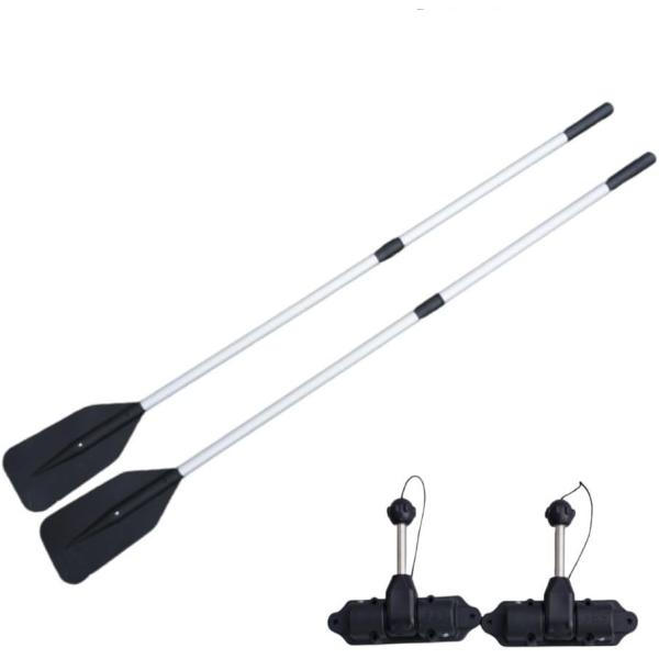 商品内容 ：高硬度樹脂クラッチ×２アルミ合金製分割オール×２ ※クラッチを船体に固定する用のボルトナット類は付属しておりません。お手持ちの船体に合ったものをホームセンター等でご用意ください。サイズ：掲載写真をご参照ください。は個人測定ですの...