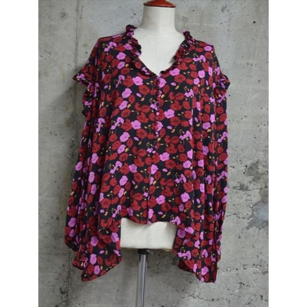 マグダ・ブトリム　Magda Butrym　花柄　フリル　ブラウス　シャツ　38 C5721