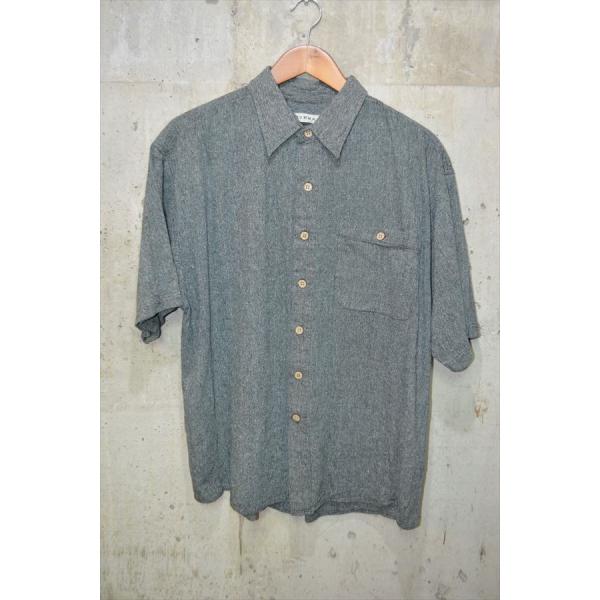 SUMMA　半袖　シルク　シャツ　XL D5427