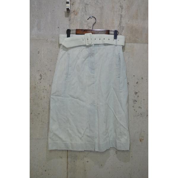 アンティポディウム　ANTIPODIUM　デニム　スカート　EU34　ベルト汚れ D8242