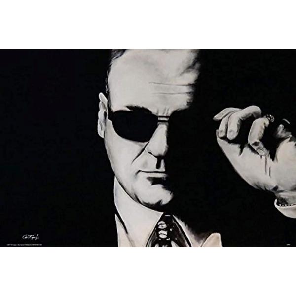 【発売日：2024年03月22日】ポスター：ザ・ソプラノズ　哀愁のマフィア トニー・ソプラノサイズ：91.5×61cmフレーム(額)：アルミ素材　※黒・銀・金・白からお選び頂けます。補足：軽くて頑丈なアルミフレームが大切なポスターをしっかり...