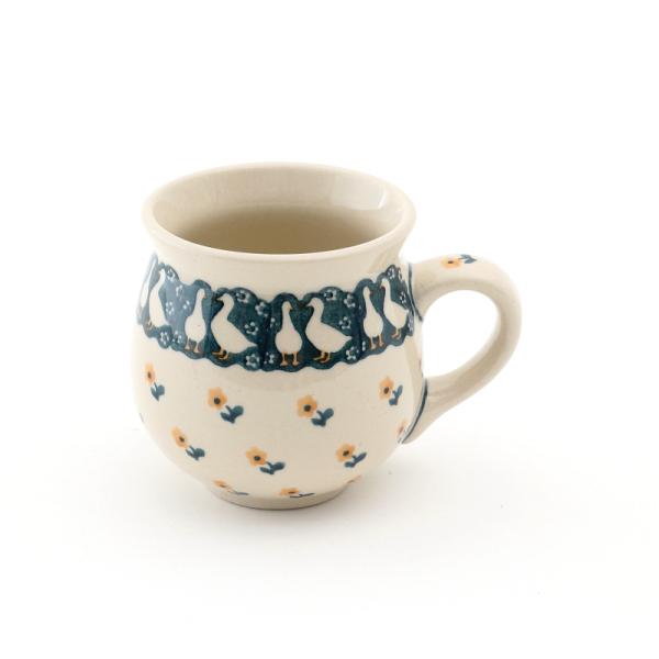 Manufaktura社製高さ8cm　0,2L※ハンドメイド商品のため1点1点柄の濃淡や若干の模様の位置の違い、サイズ、釉薬の抜けや細かい傷がある場合があります。予めご了承ください。