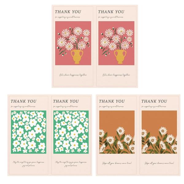 「商品情報」ステッカー「主な仕様」おしゃれなデザインのサンクスシールセット。 サイズは使いやすい 10cm×5cm、1種類につき25枚入り。オレンジ系・ブルー／グリーン系から選べる3種類デザインセットです。 段ボールやギフトボックス、封筒、...