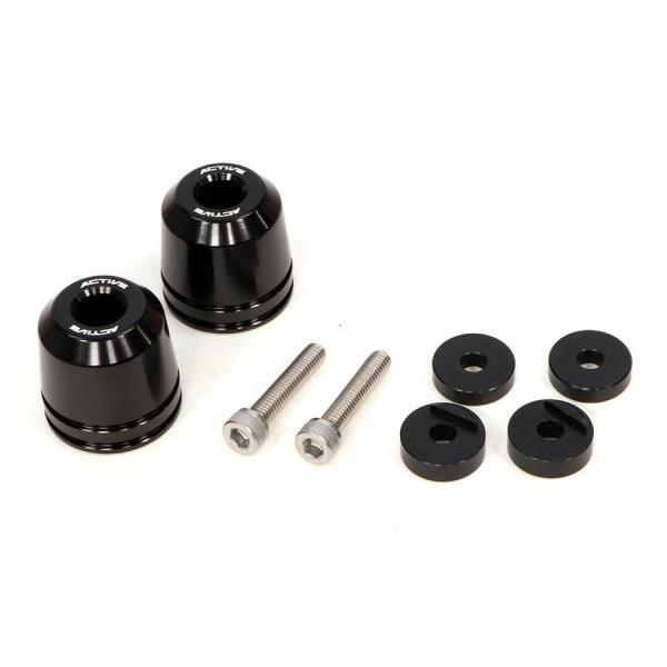 メーカー品番：60800026HSJANコード：4538792955124HONDA/SUZUKI M6(半月カラータイプ)の純正ハンドル用アルミ削り出しバーエンド。取付用カラーを付属。アルミ削り出しで作られ、実用性が高いだけでなくドレスア...