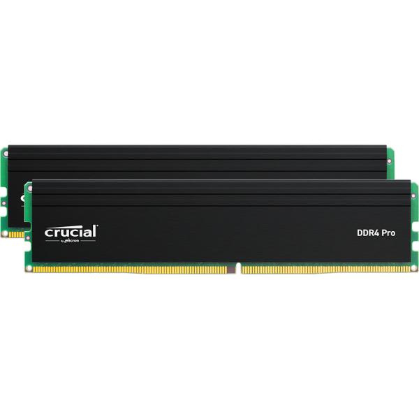 Crucial デスクトップ用メモリー DDR4-3200 32GBX2枚組Crucial Proシリーズ CP2K32G4DFRA32A制限付無期限保証・国内正規代理店品