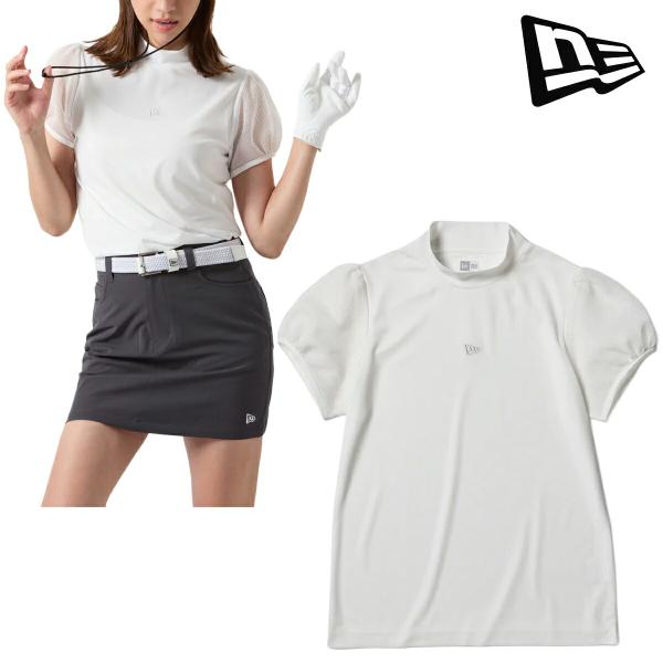 袖部分をメッシュ素材で切り替え、通気性に優れたミッドネックTシャツ。丸みのあるパフスリーブが特徴で、やわらかな女性らしさを演出。 身頃には通気性が高く肌触りの良い鹿の子編み素材を使用し、吸汗速乾性、UVカット、抗菌加工を備え、春夏シーズンに...