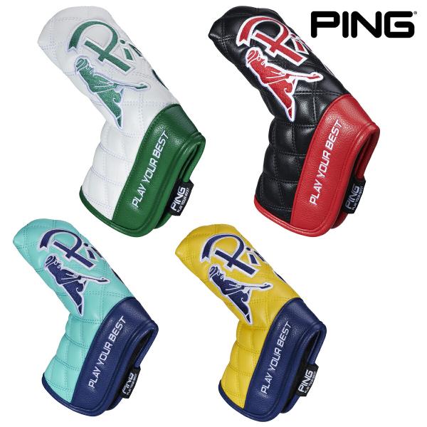 ・MR.PING × キルティングが目を引くブレード用パターカバー・キルティングをベースに、MR.PINGの刺しゅうを大胆に配置したポップなデザイン・着脱しやすいダブルマグネット仕様素材：合成皮革(PU)原産国：Made in China