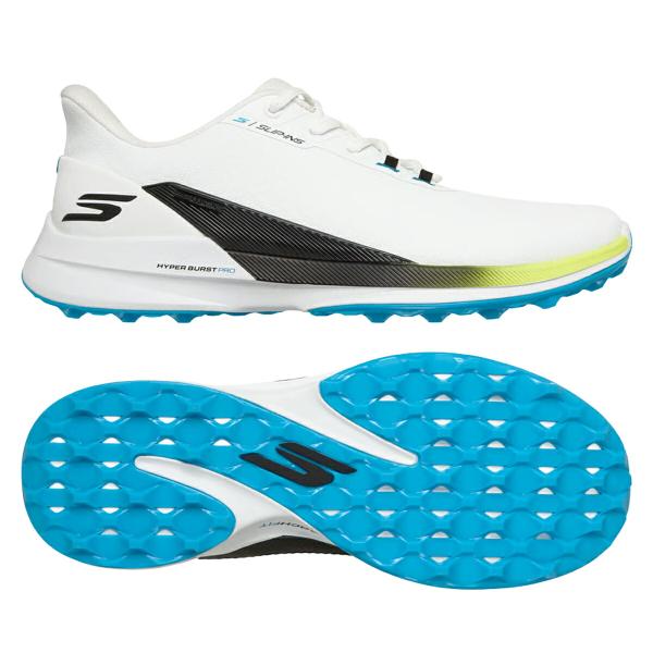 コース上でも抜群に快適な履き心地を実感できる、Skechers Hands Free Slip-ins?（スケッチャーズ ハンズフリー スリップインズ）ウォータープルーフ：Pure SI?（ピュア SI）。Heel Pillow?（ヒールピ...