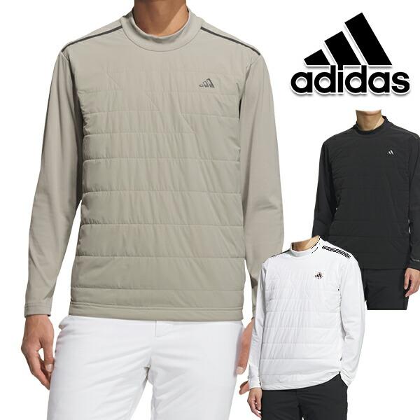 アディゼロ Frost Guard 保温 キルトコンビネーション 長袖モックネットシャツjwj83＜素材＞ナイロン 79% ポリウレタン 21%＜機能＞モデルNo. JWJ83ストレッチ　吸汗速乾　前身頃撥水　保温＜原産国＞＜コメント＞前身...