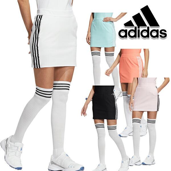 3-Stripes Skirtnmj64＜素材＞Skirt: 84% recycled polyester, 16% elastane doubleknit＜機能＞Stretch waist＜原産国＞＜コメント＞A golf skort w...