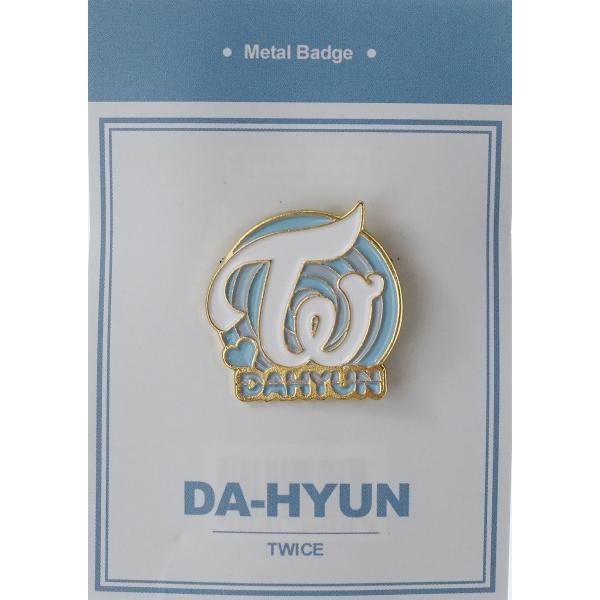 TWICE トゥワイス ダヒョン グッズ ピンバッジ ピンバッチ メタルバッジ ピンズ K-POPtwice ダヒョン最新 画像 グッズ トレカ クッション マグカップ カレンダー 写真集 ポスター 福袋 単語カード ポストカード ステッカ...