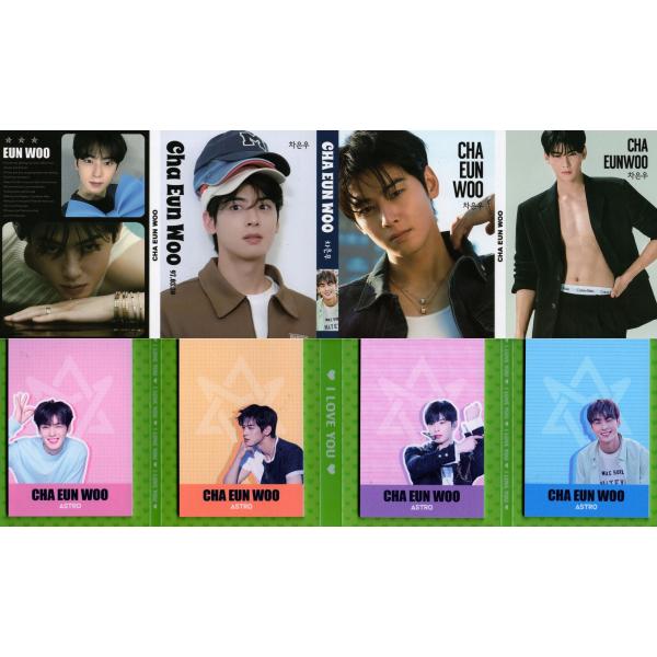 チャ・ウヌ ASTRO アストロ チャウヌ グッズ メモ帳 【80枚セット】写真入り メモパッドチャウヌ 最新 画像 グッズ トレカ クッション マグカップ カレンダー 写真集 ポスター 福袋 単語カード ポストカード ステッカー セット ...