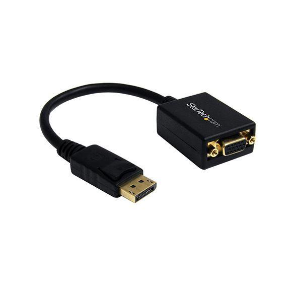 【商品名】 （まとめ）StarTechDidplayPort-VGA変換アダプタ DP2VGA2 1個【×2セット】 【ジャンル・特徴】 VGAモニタをDisplayPort搭載PCに接続。 [ DP2VGA2 ]