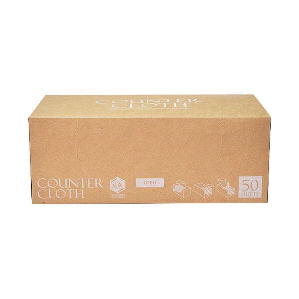 【商品名】 ストリックスデザイン抗菌カウンタークロス厚手 BOXタイプ ベージュ SA-165 1箱(50枚)  [ SA-165 ]