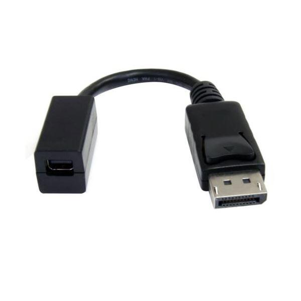 【商品名】 StarTech.com DisplayPort-Mini DisplayPort変換ケーブル 15cm ブラックDP2MDPMF6IN 1個