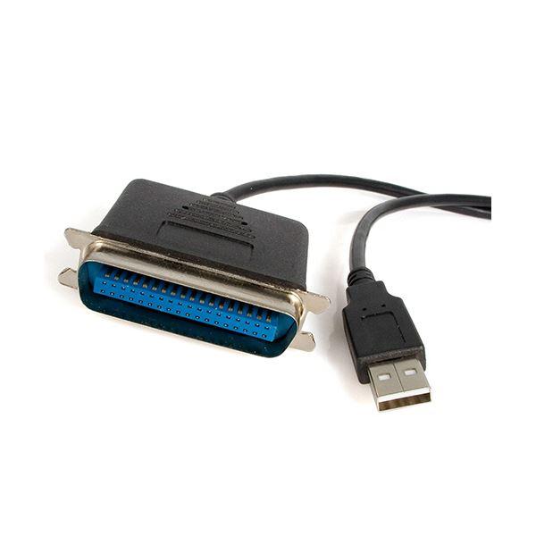 【商品名】 StarTech.com USB-パラレルプリンタアダプタ 3m ブラック ICUSB128410 1本