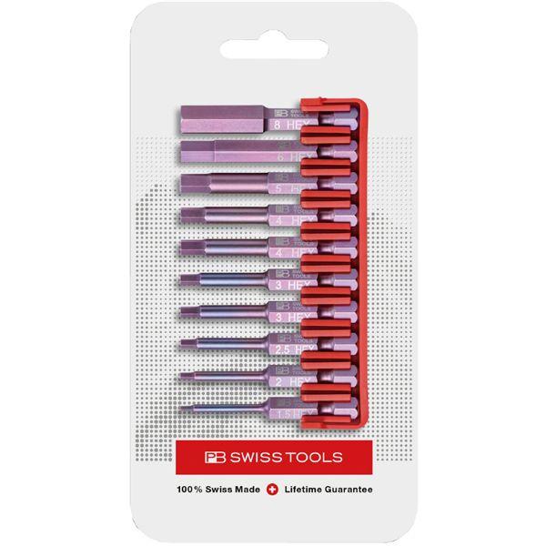 【商品名】 PB SWISS TOOLS ピービースイスツールズ 10本組 段付き 六角ビットセット ビットホルダー付 パッケージ仕様 E6.713CN 工具 【ジャンル・特徴】 PB SWISS TOOLS ピービースイスツールズ ビット...