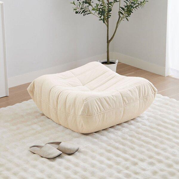 【商品名】 ゆったり包み込まれる ローソファ 〔 オットマン単品 アイボリー 〕 ウレタンフォーム 軽量 圧縮梱包 【ジャンル・特徴】 インテリア家具 インテリア雑貨 インテリア用品 滑りにくい ズレにくい 軽量 軽い 移動便利 リビング ...