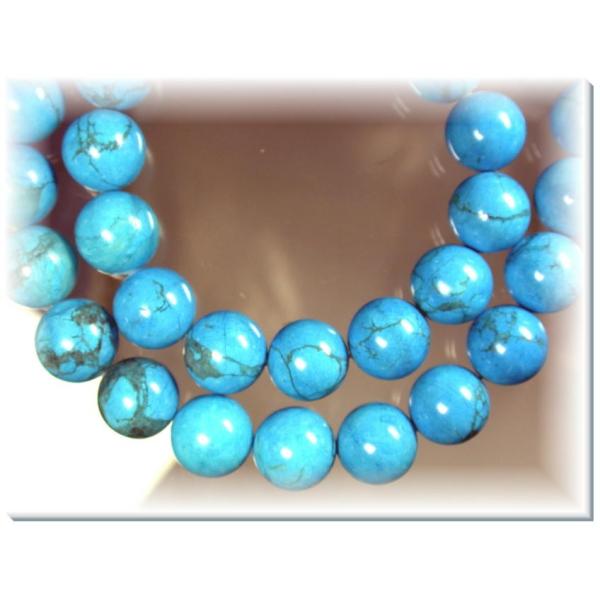 10ｍｍ玉ハウライトビーズストリングスです。40ｃｍ価格は1本の値段です。◎この商品はメール便送料無料商品です。