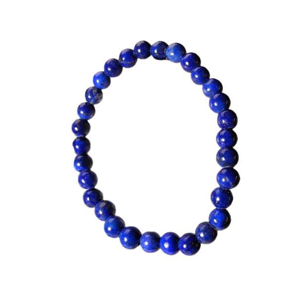 ◆サイズ：内径16.5cm◆大きさ：平均6.8mm径◇重さ：11g◇アフガニスタン産※現品撮影です。写真の商品をお届けします。◎この商品はメール便送料無料商品です。ラピスラズリは、「天空の石」とも称される神秘的な青色の宝石です。古代エジプト...