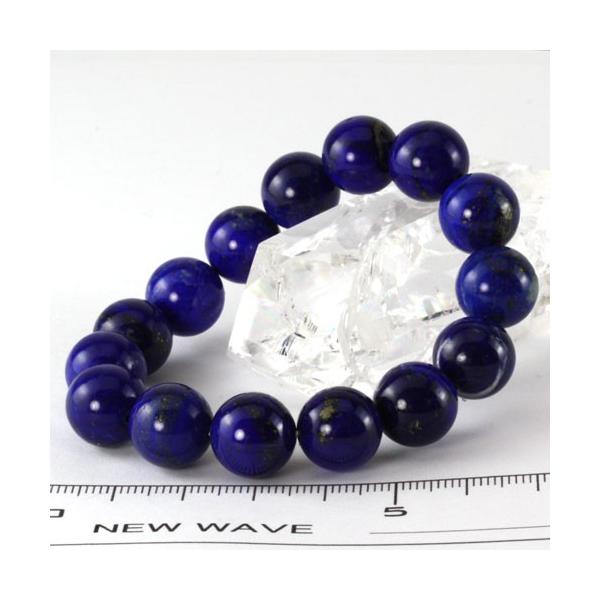 ◆サイズ：内径約15cm◆大きさ：平均12mm径◇重さ：40.5g◇アフガニスタン産◎商品は一点物です。写真の商品をお送りします。当店のラピスラズリはすべて本物です。（※練り・染めなどの加工品は一切取り扱っておりません。）天然石の性質上、多...