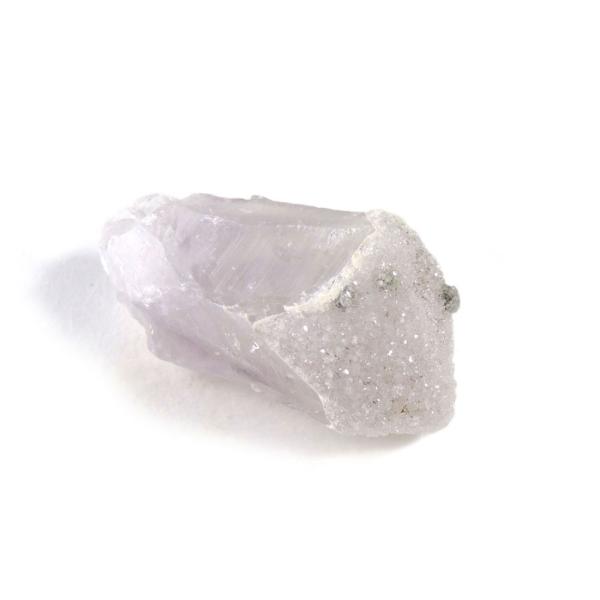 ◆大きさ：約 48ｘ23ｘ17 mm◆重さ：約 25 g◇産地：ブラジル　Rio Grande do Sulアメジストの表面につぶつぶの、雪のようなきらきら光る結晶（ドゥルージークォーツ）が覆っています。雪のような結晶が帽子を被っているみた...