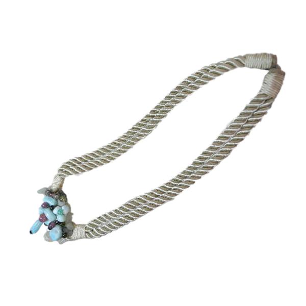 ◆長さ：43cm◆飾り部分：約49x44x21mm◇重さ：35gラリマー・ピンク/グリーントルマリン使用ラリマーは、カリブ海に浮かぶドミニカ共和国でのみ採掘される希少な天然石です。その名前は、発見者の娘「ラリッサ」と、スペイン語で海を意味す...