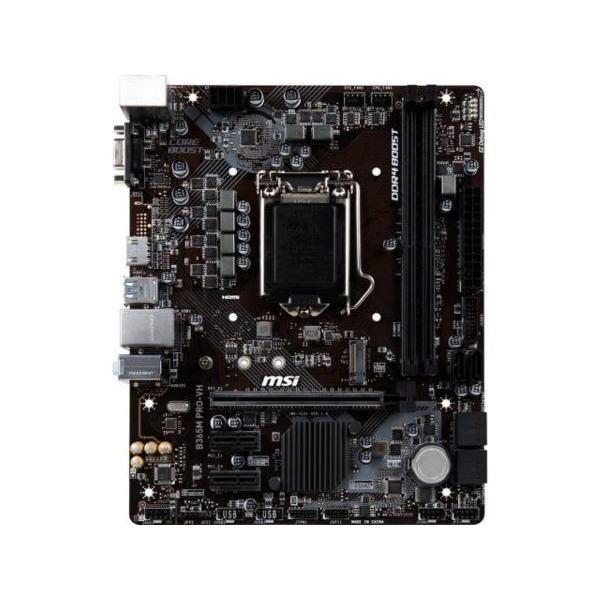 MSI PRO B365M PRO-VH LGA 1151 (300 Series) Intel B365 SATA 6Gb/s Micro ...