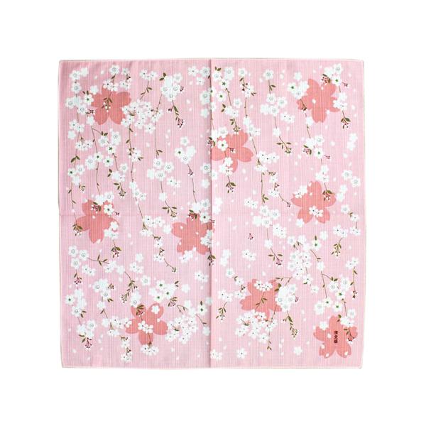 ●サイズ:50×50cm●素材:綿100％●生地：厚め 硬い●ラッピング：和風or洋風●配送：4個までメール便配送　　　　上記以上は宅配便配送てぬぐい販売をメインとする濱文様の伝統的なてぬぐい染めの捺染を利用した風呂敷です。太さが均一でない...