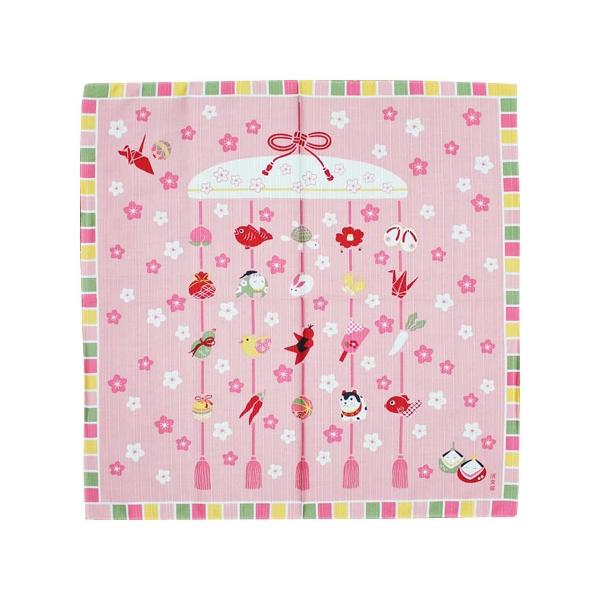 ●サイズ:50×50cm●素材:綿100％●生地：厚め 硬い●ラッピング：和風or洋風●配送：4個までメール便配送　　　　上記以上は宅配便配送てぬぐい販売をメインとする濱文様の伝統的なてぬぐい染めの捺染を利用した風呂敷です。太さが均一でない...