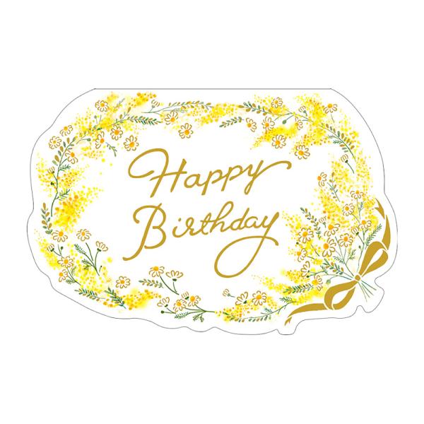 美しく可憐な花束のようなカードです。カラフルな封筒と合わせて、大切な方のお誕生日を華やかに彩どります。----------------------------------------------二つ折りカード：90×135mm定型封筒：98...