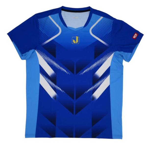 ●カラー：ブルー・ネイビーレッド●サイズ：XS・S・M・L・XL・XXL・4L●素材：ポリエステル90％　ポリウレタン10％ 軽量素材　吸収速乾●Made in China●JTTA公認ユニフォーム