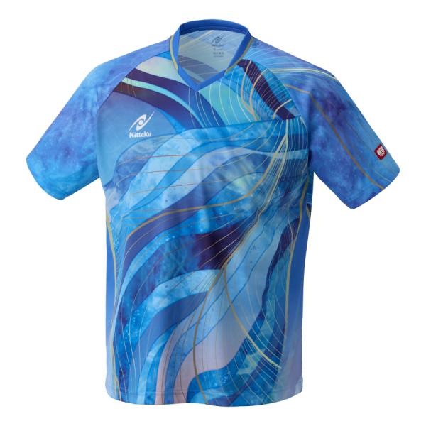 【発売日：2026年02月27日】サラサラな着心地で爽やかな印象のゲームシャツ。爽やかで上品な曲線美は、見る角度によって異なる印象を与えます。カラーは、フレッシュなブルー、ビビットなロゼ、優美なブラックと選びやすい3色展開。裏面はメッシュ構...