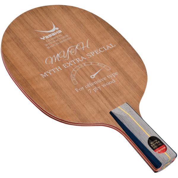 【発売日：2026年03月16日】トップ選手も満足する破壊力を持つ7枚合板ラケット。上板にマイスエキストラオフェンシブと同じウォルナット材を使用し、さらに7枚合板にすることでバランス力を残しながらも反発力を高めています。木材ラケットながら現...