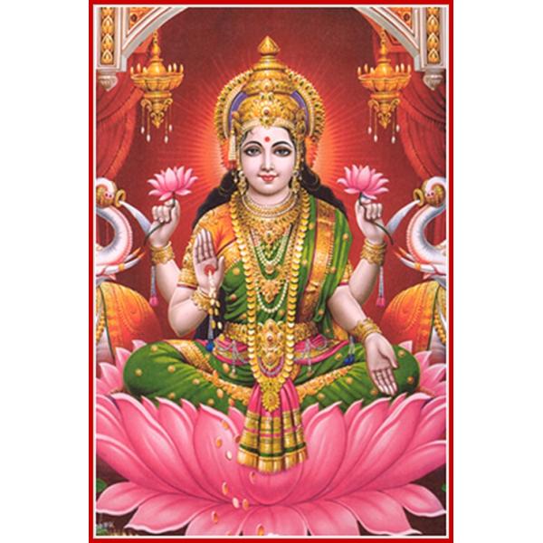 日本でも有名なインドの神様、ラクシュミー神の小さなカードです。名刺サイズの小さなカードですので、財布やバッグ、手帳等に入れ、お守りとしてお使い下さい。(一般的な名刺サイズとは若干寸法が異なります。)※汚れ防止の為、ビニール製のカードケースに...