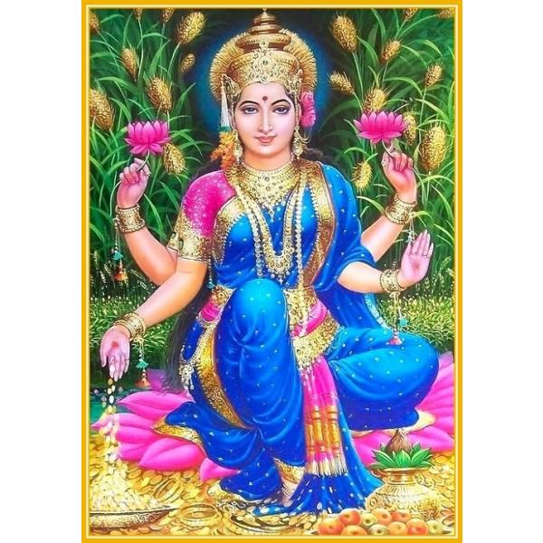 日本でも有名なインドの神様、ラクシュミー神の小さなカードです。名刺サイズの小さなカードですので、財布やバッグ、手帳等に入れ、お守りとしてお使い下さい。(一般的な名刺サイズとは若干寸法が異なります。)※汚れ防止の為、ビニール製のカードケースに...