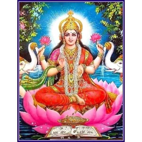 日本でも有名なインドの神様、ラクシュミー神の小さなカードです。名刺サイズの小さなカードですので、財布やバッグ、手帳等に入れ、お守りとしてお使い下さい。(一般的な名刺サイズとは若干寸法が異なります。)※汚れ防止の為、ビニール製のカードケースに...