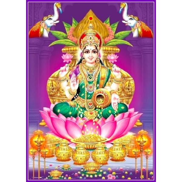 日本でも有名なインドの神様、ラクシュミー神の小さなカードです。名刺サイズの小さなカードですので、財布やバッグ、手帳等に入れ、お守りとしてお使い下さい。(一般的な名刺サイズとは若干寸法が異なります。)※汚れ防止の為、ビニール製のカードケースに...